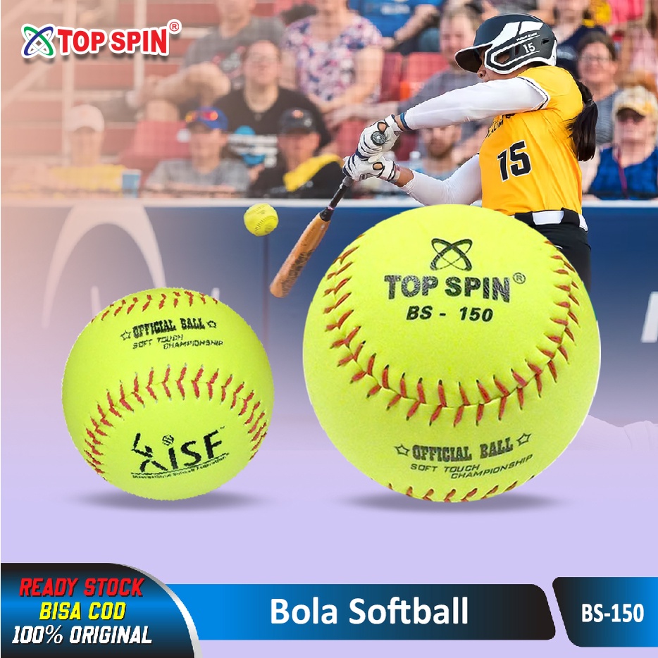 Jual Bola Softball Top Spin BS-150 | Shopee Indonesia