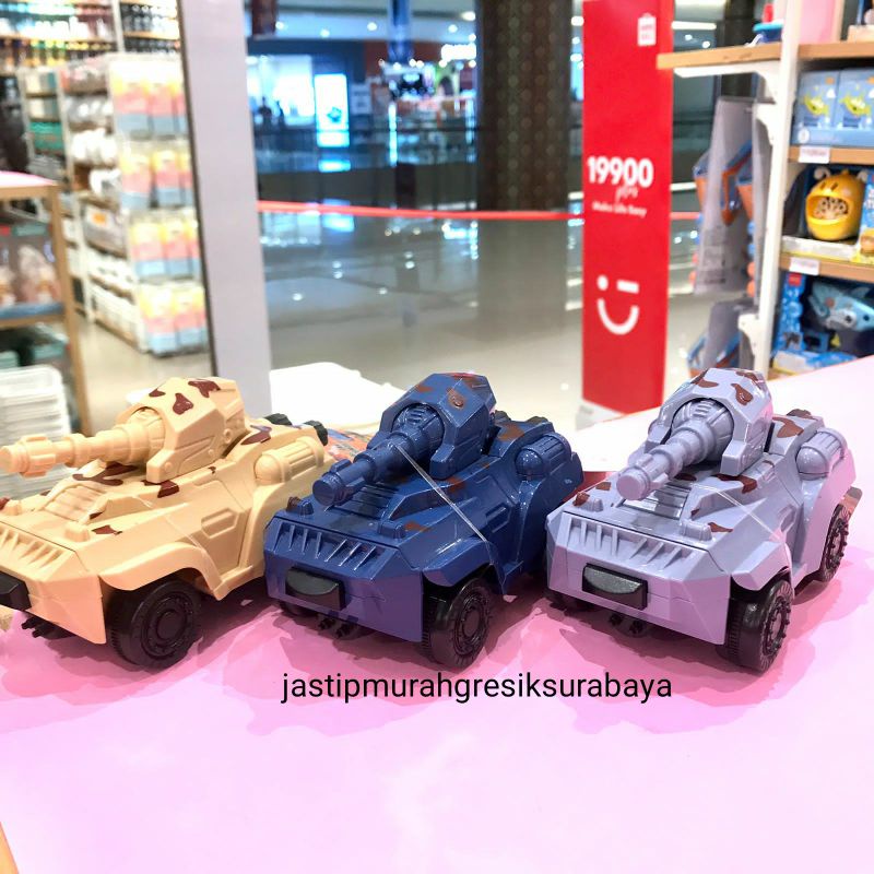 Jual TRANSFORMING TANK MINISO MAINAN MINISO MOBIL MOBILAN MINISO ...