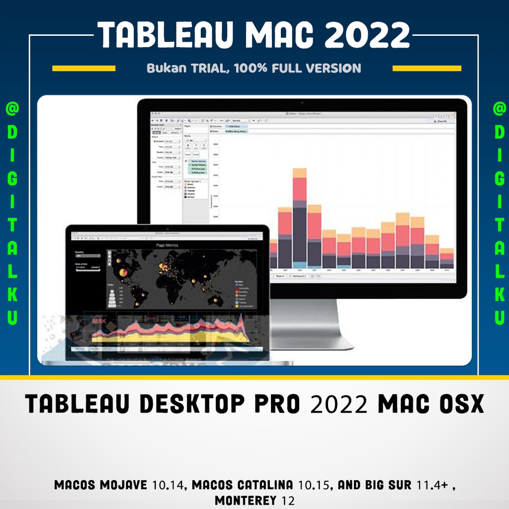 Jual Tableau Desktop Pro 2022 Mac OSX | Shopee Indonesia