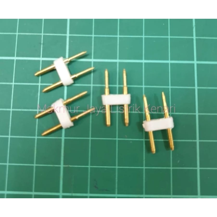 Jual Pin Jarum Soket Lampu Led Neon Flex 220 V / Led Strip Selang 5050 ...