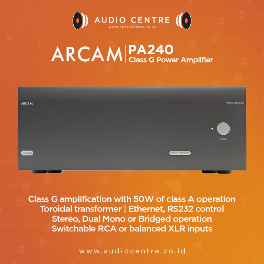 Jual Arcam PA240 PA 240 Power Amplifier 2 Channel Class G Amplifier ...