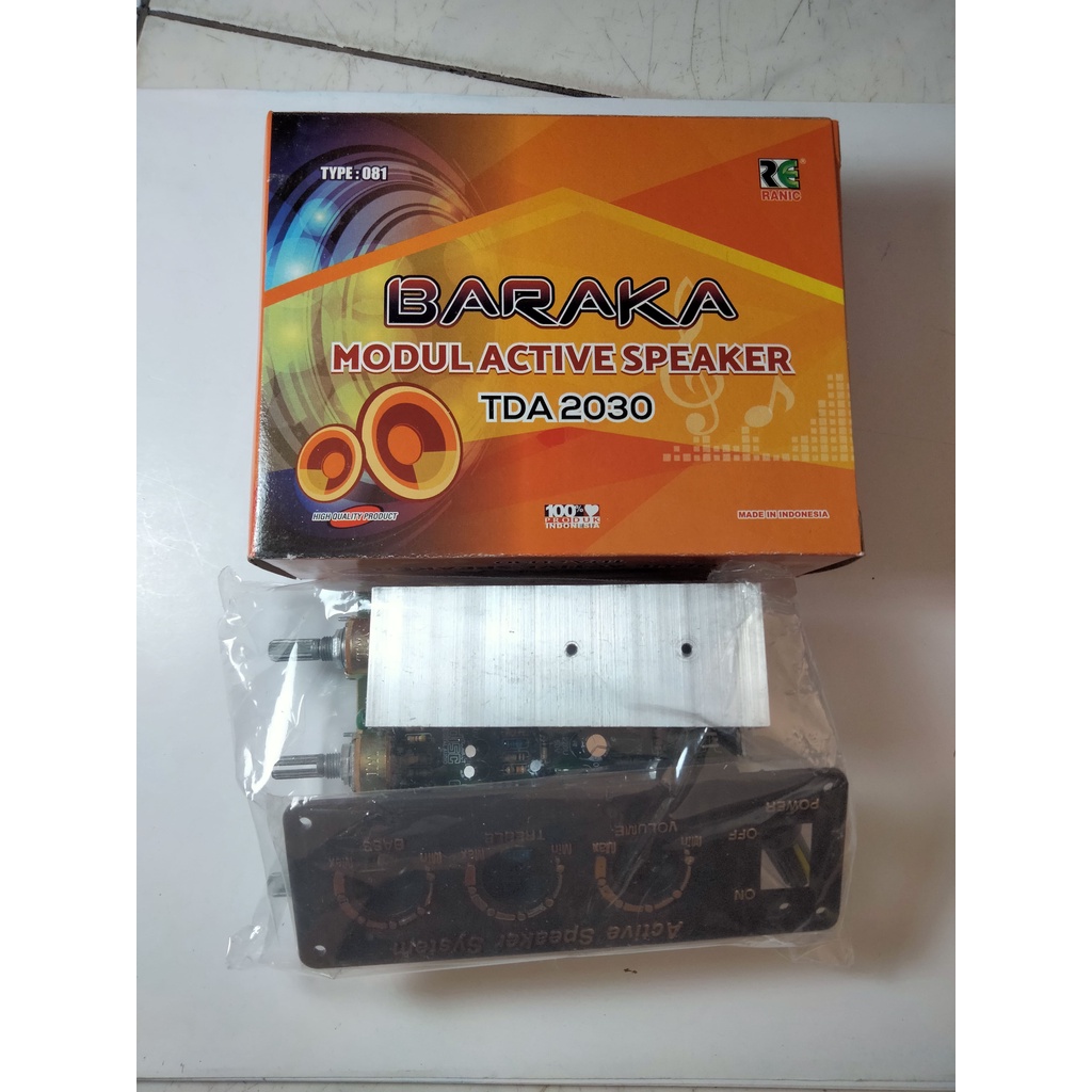 Jual KIT MODUL ACTIVE SPEAKER TDA 2030 BARAKA RANIC TYPE - 081 | Shopee ...