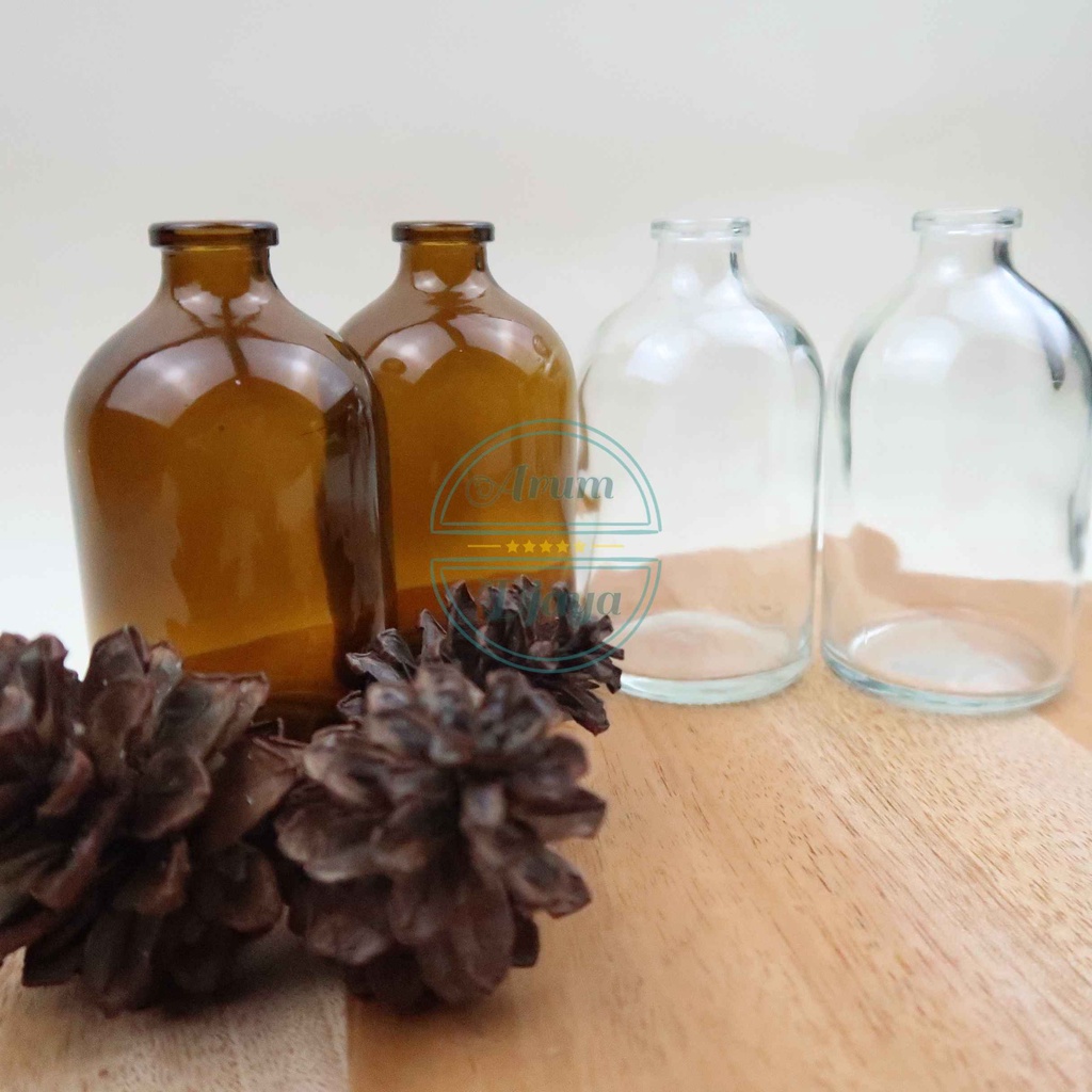 Jual Botol Kaca Vial Reed Diffuser Empty Glass Bottle Amber Clear ...