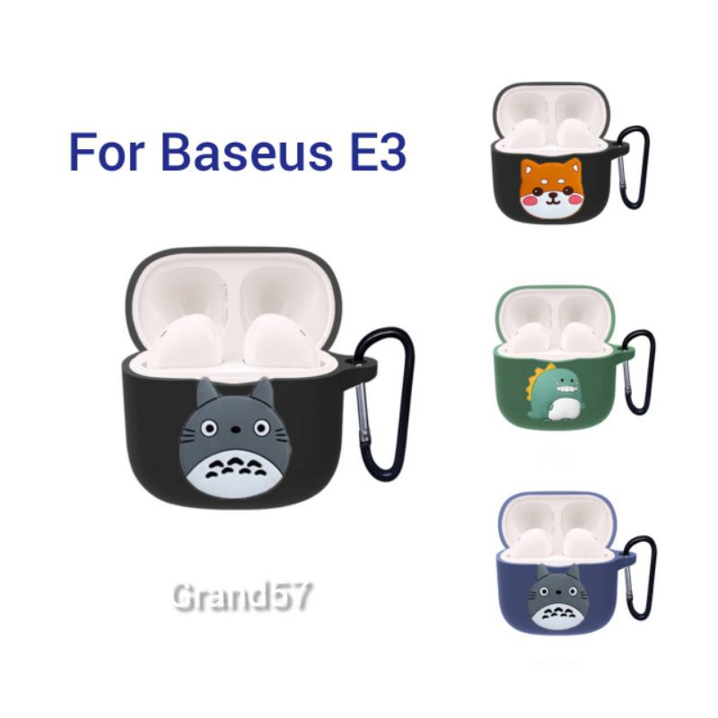 Jual Baseus E3 Silicon Silicone Case Baseus E3 Bowie E3 TWS Earphone ...