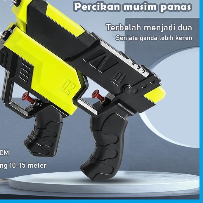 Jual 12.12 Brand Pistol Air Mainan Anak 2in1 Water Gun Tembak Tembakan ...