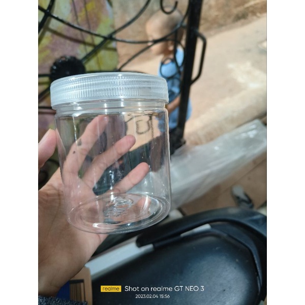 Jual Tabung Sylinder 500 - 600 ml Toples Jar Plastik 500ml - 600ml Toples Bening | Shopee Indonesia