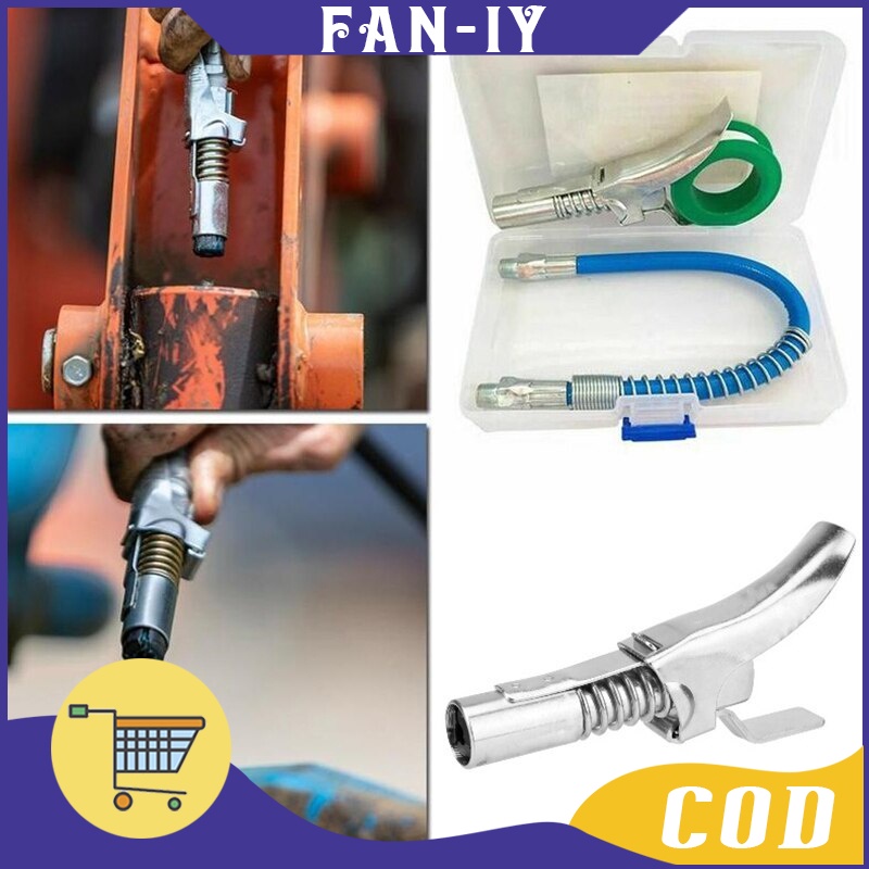 Jual Kepala Grease Gun Kunci Ganda / Grease Coupler Dengan Selang ...