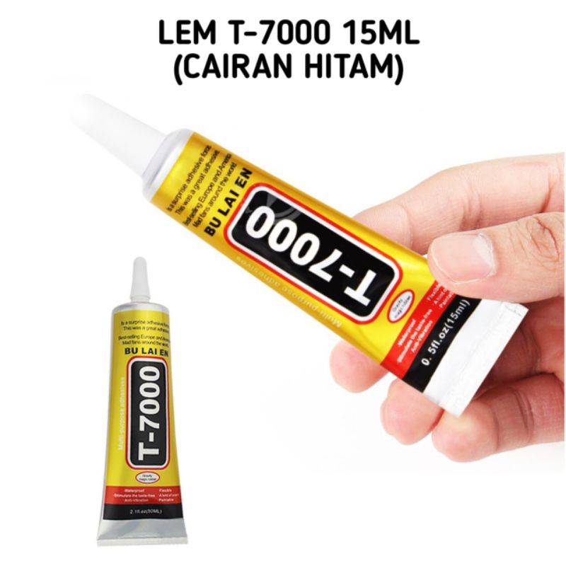 Jual LEM TOUCHSCREEN T7000 15ML CAIRAN HITAM - LEM CASING HP LEM LCD KUAT | Shopee Indonesia