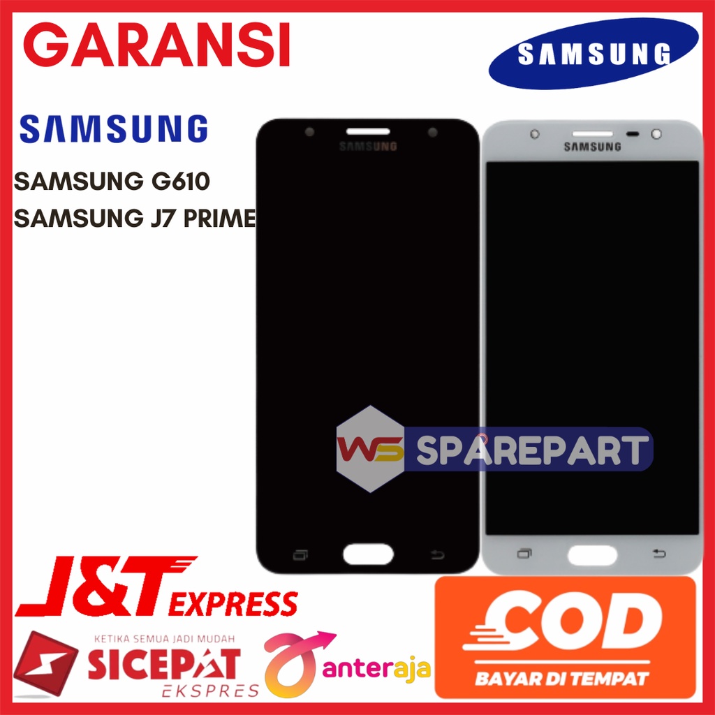 Jual LCD SAMSUNG G610 - SAMSUNG J7 PRIME - OLED 2 - ORIGINAL FULLSET ...