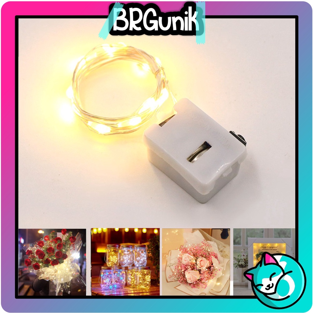 Jual BRGUNIK Lampu Tumblr Kawat Mini 1 2 3 5 Meter Lampu Hias Dekorasi ...