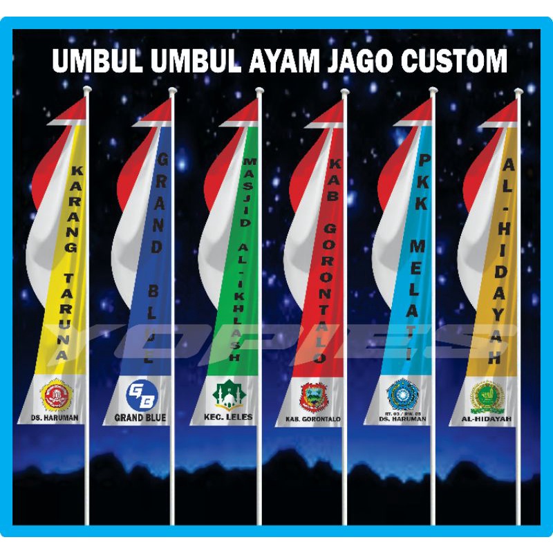 Jual Umbul Umbul logo bebas request | Shopee Indonesia