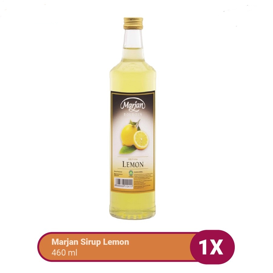 Jual SYRUP MARJAN BOUDOIN SIRUP LEMON 460ML | Shopee Indonesia