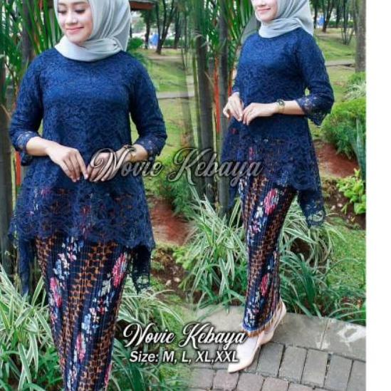 Jual ☞ SETELAN KEBAYA JUMBO / KEBAYA BROKAT RINJANI LD 130 / BIG SIZE ...