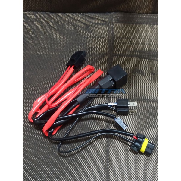 Jual KABEL RELLAY RELAY SET PROJI BILED HID MOTOR DIODA 6A | Shopee ...
