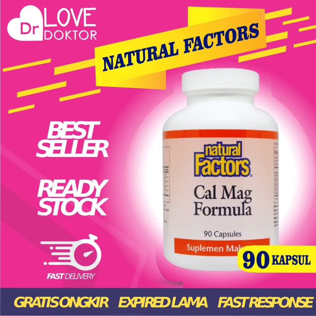 Jual NATURAL FACTORS CAL MAG FORMULA CALCIUM CITRATE OSTEOPOROSIS ...