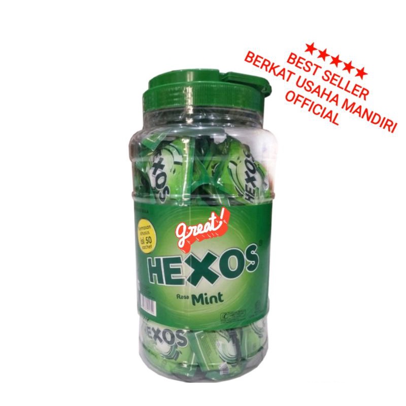 Jual Permen HEXOS 50 Sachet isi 5 butir | Shopee Indonesia