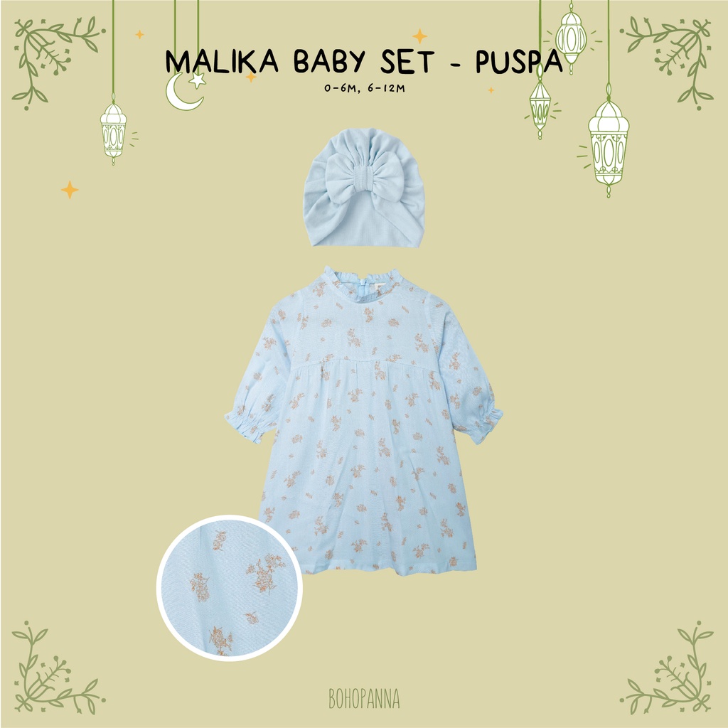 Jual BOHOPANNA - RAYA COLLECTION - MALIKA BABY SET - Baju Muslim Anak - Baju Muslim Anak ...