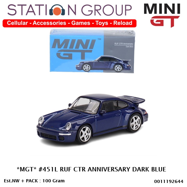 Jual MINI GT #451L RUF CTR ANNIVERSARY DARK BLUE - DIECAST | Shopee ...