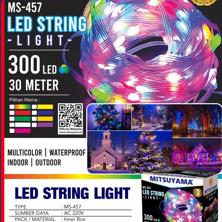 Jual Lampu Led Hias Tumblr Led 30 Meter 30 Led MS-457 Lampu Hias LED ...