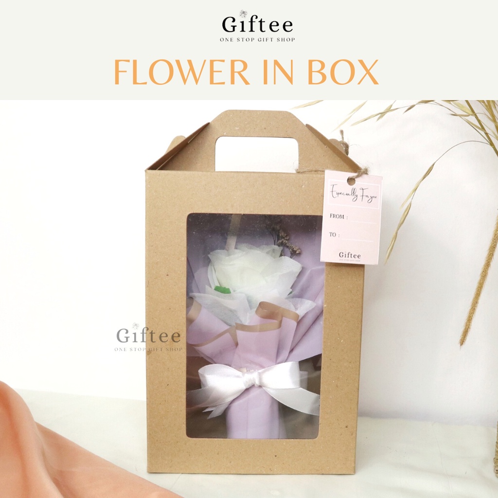 Jual FLOWER IN BOX THALIA BUKET BUNGA MAWAR ARTIFICIAL PALSI DALAM ...