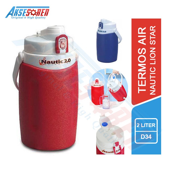 Jual Termos Air Panas Atau Dingin Nautic [D34/2 Liter] / Drink Jar Lion Star / Teko Tempat Air ...