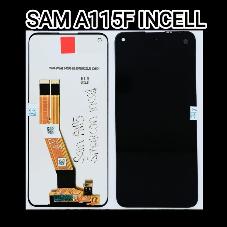 Jual LCD LAYAR GAMBAR SAM A115F SMALL KONEKTOR + TS_ HITAM IN5 GALAXY ...