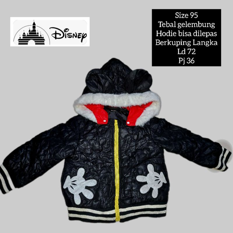 Jual Jaket anak 2 3 4 tahun karakter disney / jamet berkuping / jaket ...