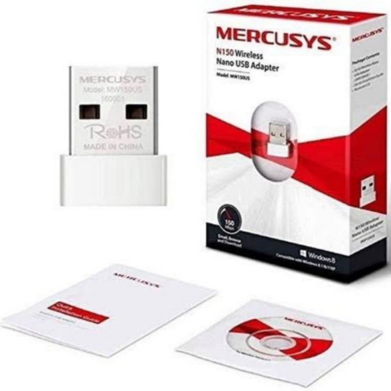 Jual MERCUSYS MW150US Nano USB 150 Mbps Wireless Adapter | Shopee Indonesia