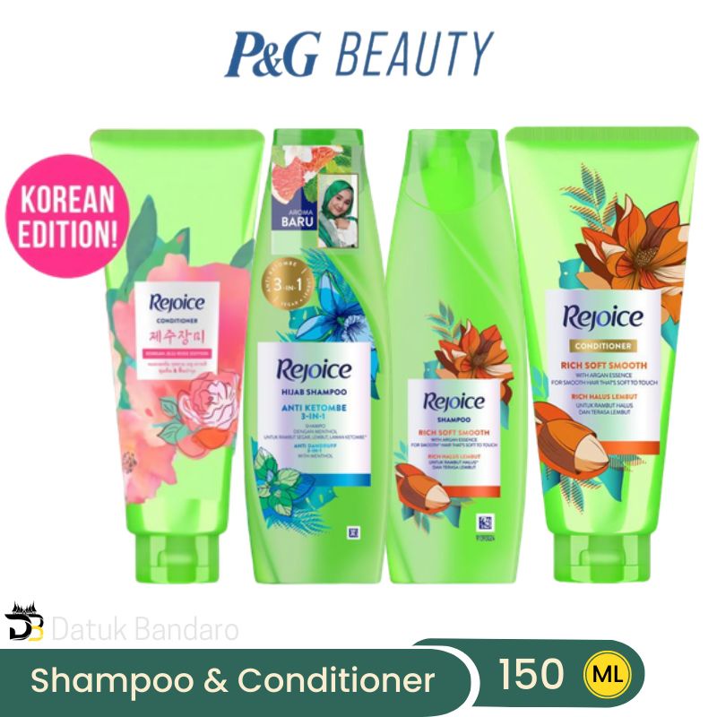 Jual SHAMPOO REJOICE 600ml RICH HALUS LEMBUT 450ml ANTI DANDRUFF 340ml 3IN1 | Shopee Indonesia