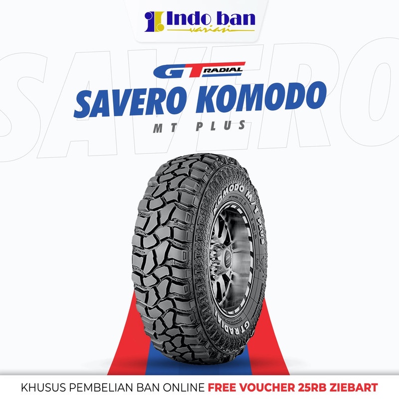 Jual BAN GT RADIAL SAVERO KOMODO MT PLUS LT 265/70 R17 | Shopee Indonesia