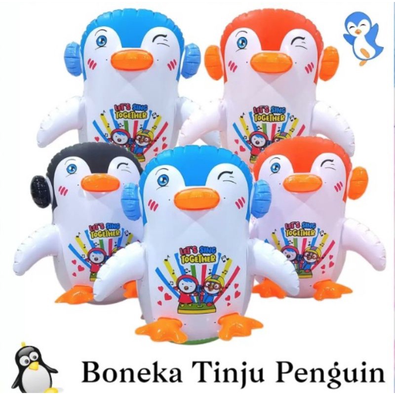 Jual mainan anak tiup tinju air pororo lucu - tiupan tinju air karakter ...