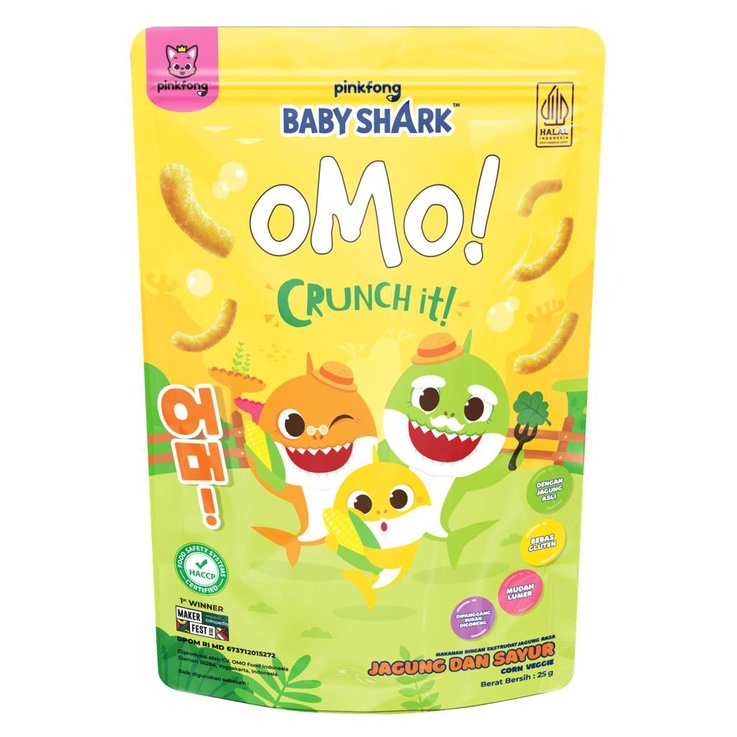 Jual OMO Healthy Snack / OMO! Snack sehat / Omo ! Crunch It | Shopee ...