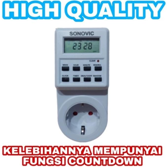 Jual Stop Kontak Timer Listrik Digital Kaiser stopkontak otomatis ...
