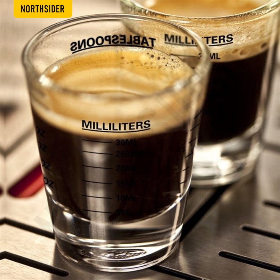 Jual ESPRESSO SHOT GLASS - GELAS UKUR KOPI - SLOKI Gelas Takar Kopi ...