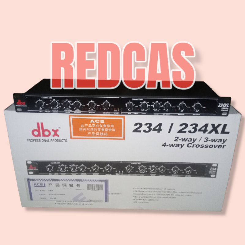Jual DBX CROSSOVER 234XL STEREO 2-WAY 3-WAY 4-WAY CROSSOVER 234 XL ...