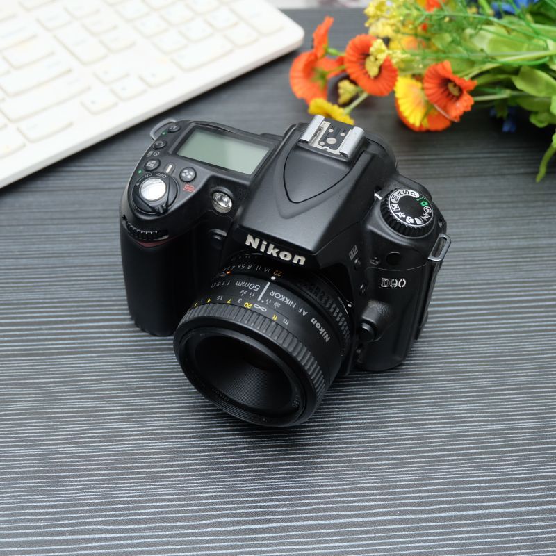 Jual NIKON D90 Lensa Fix 50mm AF Nikkor F1.8 Kamera DSLR Original ...