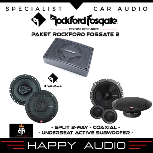 Jual Paket Audio Mobil Full Set Sound System ROCKFORD FOSGATE SIMPLE 2 ...