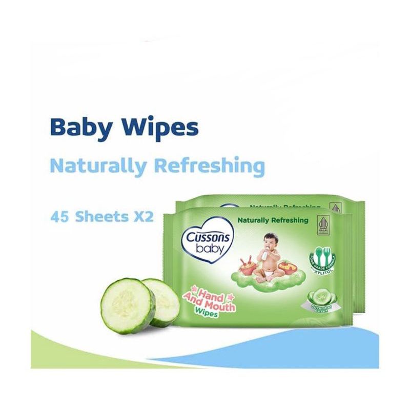Jual cussons baby wipes natural refreshing / tissue basah bayi | Shopee ...