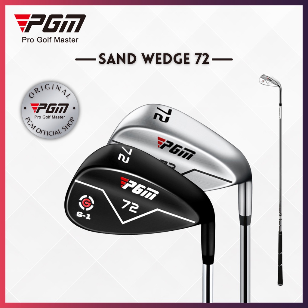 Jual PGM Stick Golf Sand Wedge Loft 72 Degree Club Silver Black Stik ...