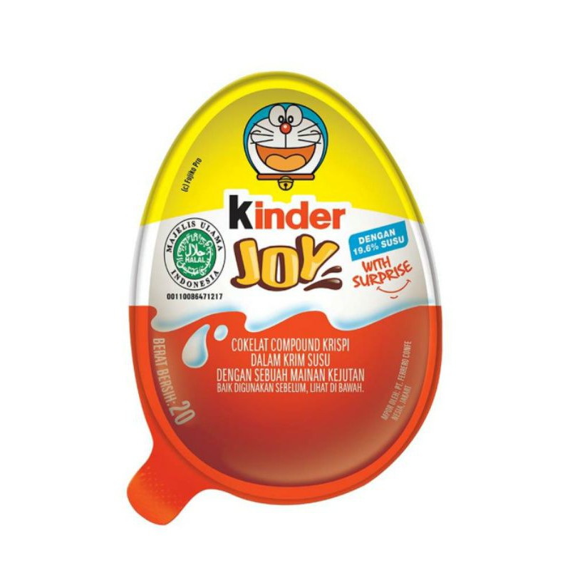 Jual KINDER JOY DORAEMON 20gr | Shopee Indonesia
