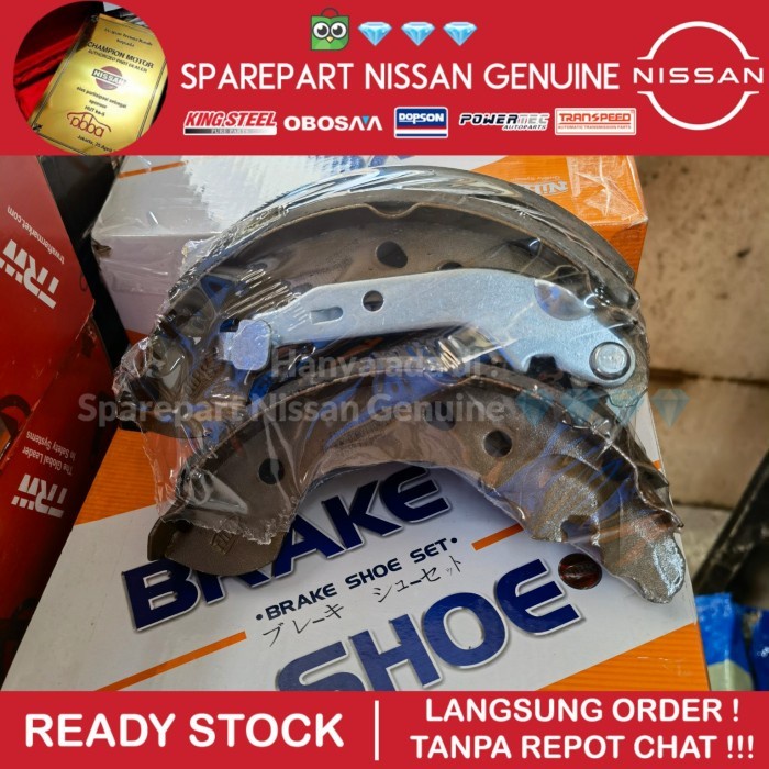 Jual Brake Shoe Almera N17 Kampas Rem Belakang Tromol Set Nissan Oem Japan Kode 088 | Shopee ...