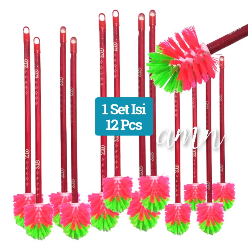 Jual 12 Pcs Sikat Wc / Sikat Kamar Mandi / Sikat Toilet / Sikat Bulat ...