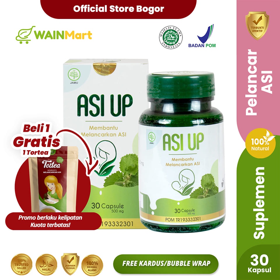 Jual ASI UP Suplemen Pelancar ASI Booster Torbangun Herbal Untuk Ibu ...