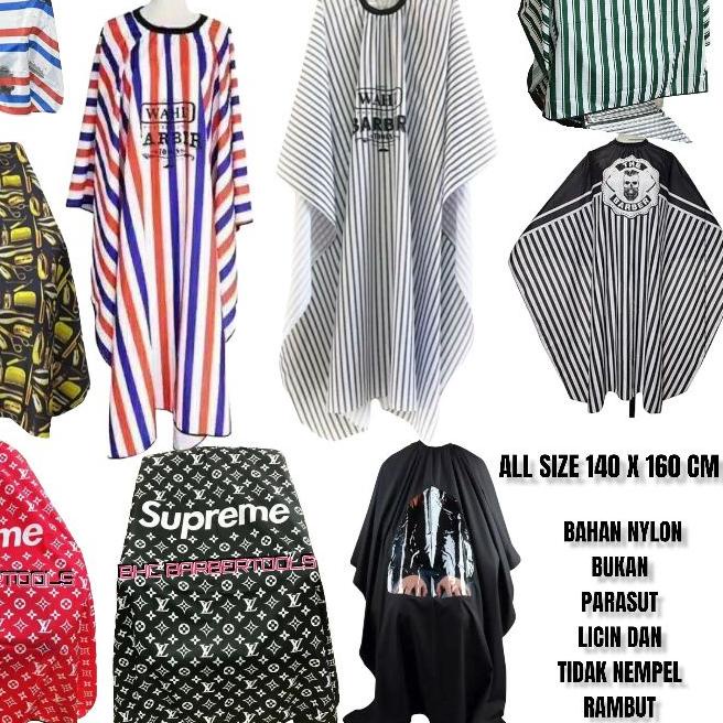 Jual Barber cape kain sarung selimut cukur pangkas rambut shop salon ...