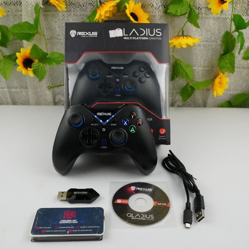 Jual Rexus Pro Gaming Wireless GamePad GX100 Original | Shopee Indonesia