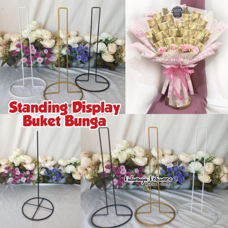 Jual Standing Buket Bunga Pajangan Bouqet Tempat Dudukan Bucket Tinggi ...