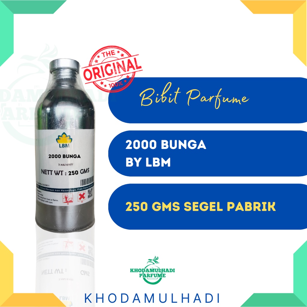 Jual Bibit parfum 2000 Bunga by LBM 250 Gms Segel Pabrik Original | Shopee Indonesia