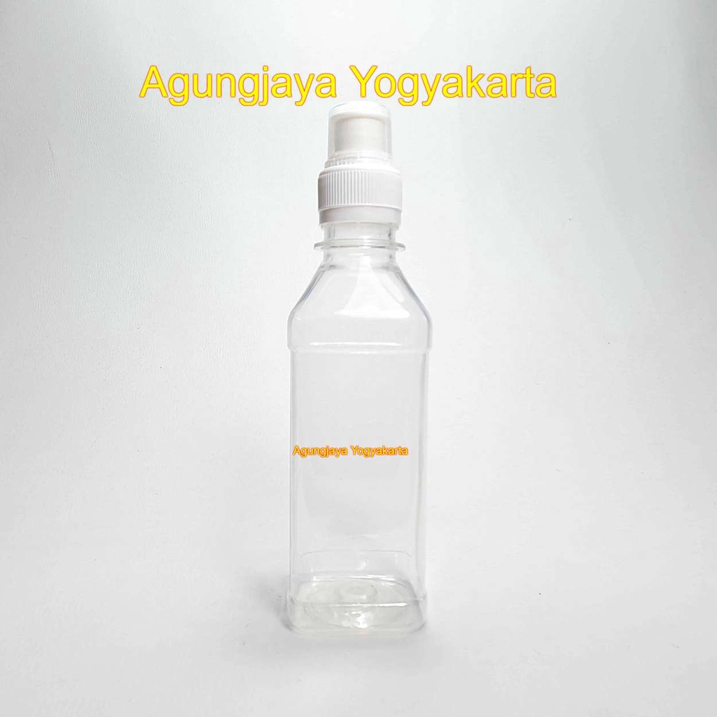 Jual Botol 250 ml Coco Natural Tutup Aqua / Botol Plastik / Botol Pet Food / Botol Minuman ...