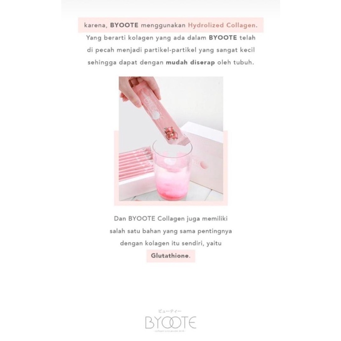 Jual Byoote Collagen 8 sachet setengah box | Shopee Indonesia
