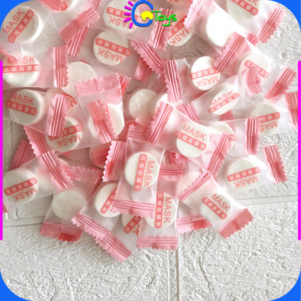 Jual CR-K142 Tissue Bulat Mini Travel Sekali Pakai / Masker Wajah ...
